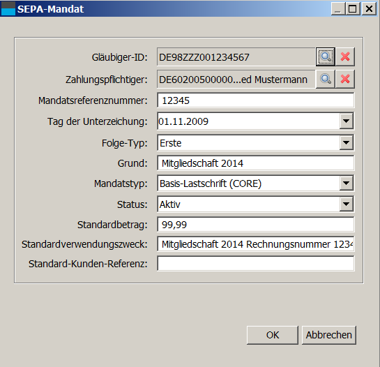 Anleitung - IBANC SEPA Software